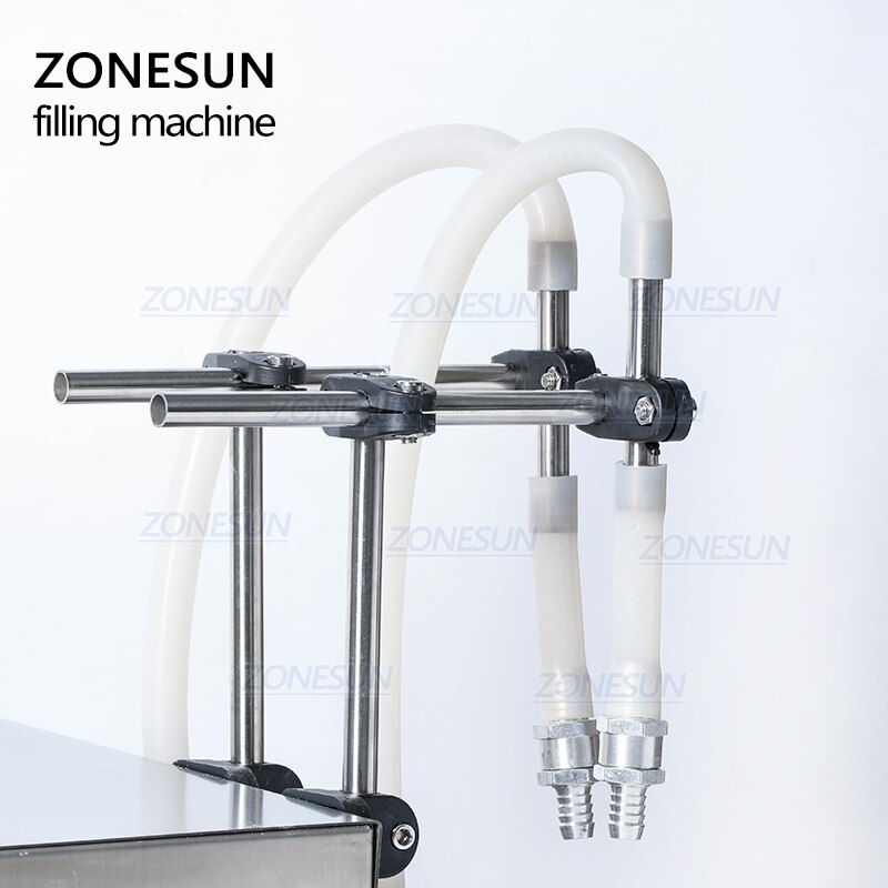 ZONESUN GZ‑D1 Double‑Head Semi‑Automatic Liquid Filling Machine ...