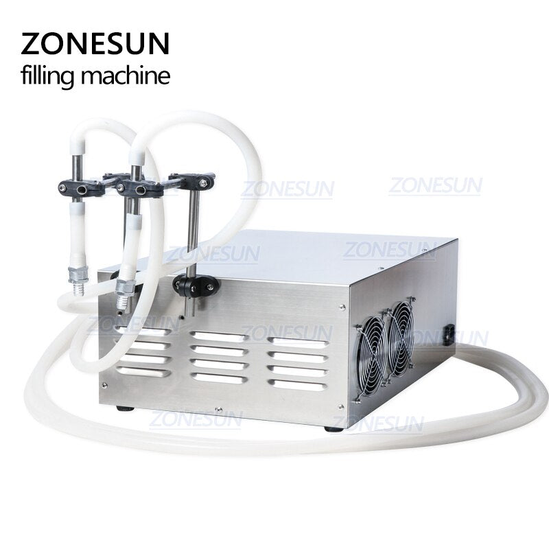 ZONESUN GZ‑D1 Double‑Head Semi‑Automatic Liquid Filling Machine ...
