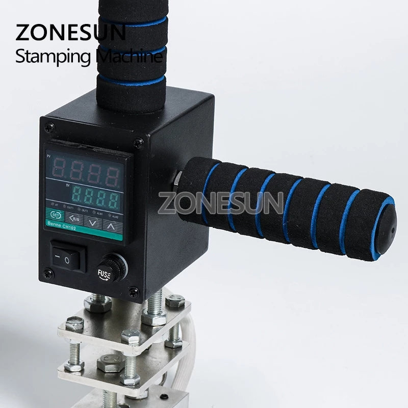 ZONESUN LOGO Marking Machine Pressure Mark Trademark Stamping Small ...