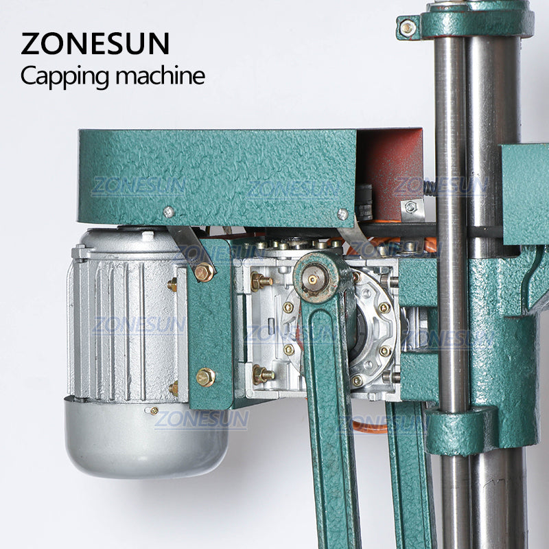 ZONESUN ROPP Cap Crimping Machine Soybean Sauce Wine Soda Water Bottle ...